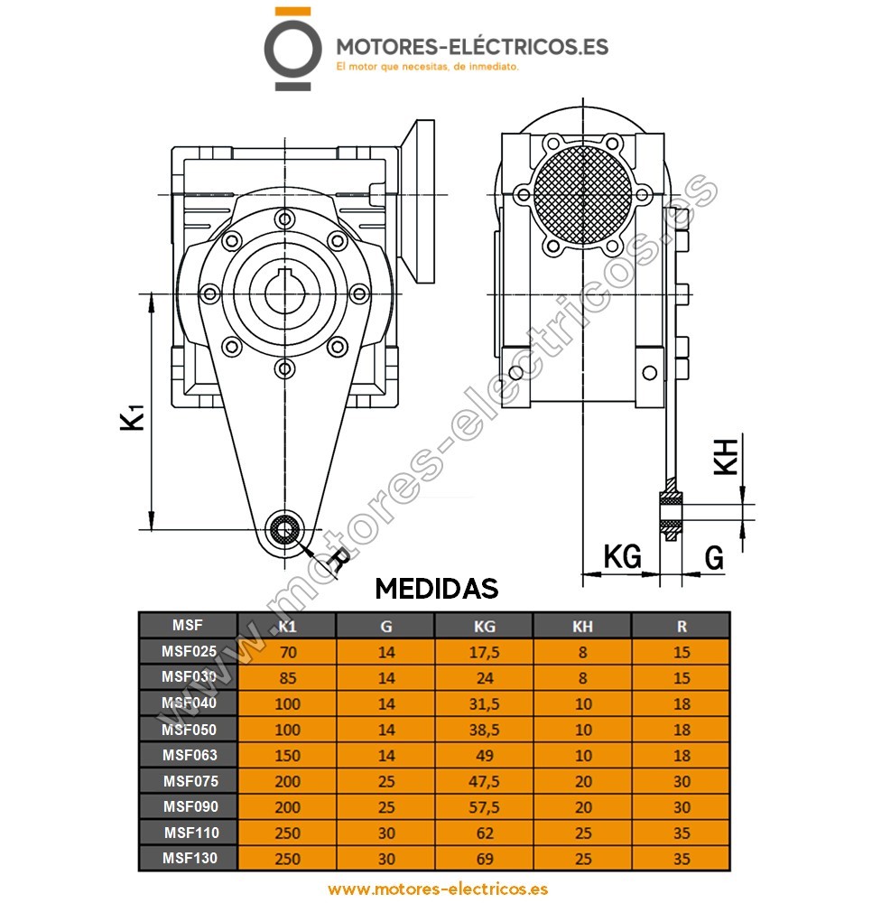 BRAZO DE REACCION PARA REDUCTOR JALMAC